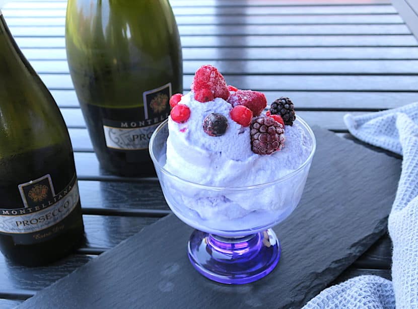 Luxury Sugar Free Prosecco Ice Cream Sorbet - Queen Keto