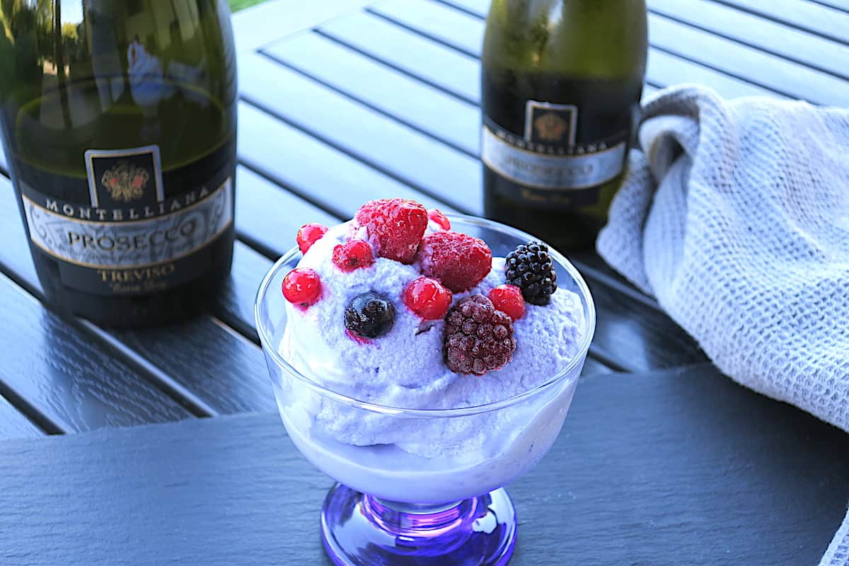 Luxury Sugar Free Prosecco Ice Cream Sorbet - Queen Keto