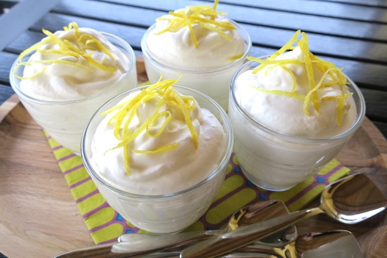 SUGAR FREE LEMON & PROSECCO SYLLABUB - Queen Keto