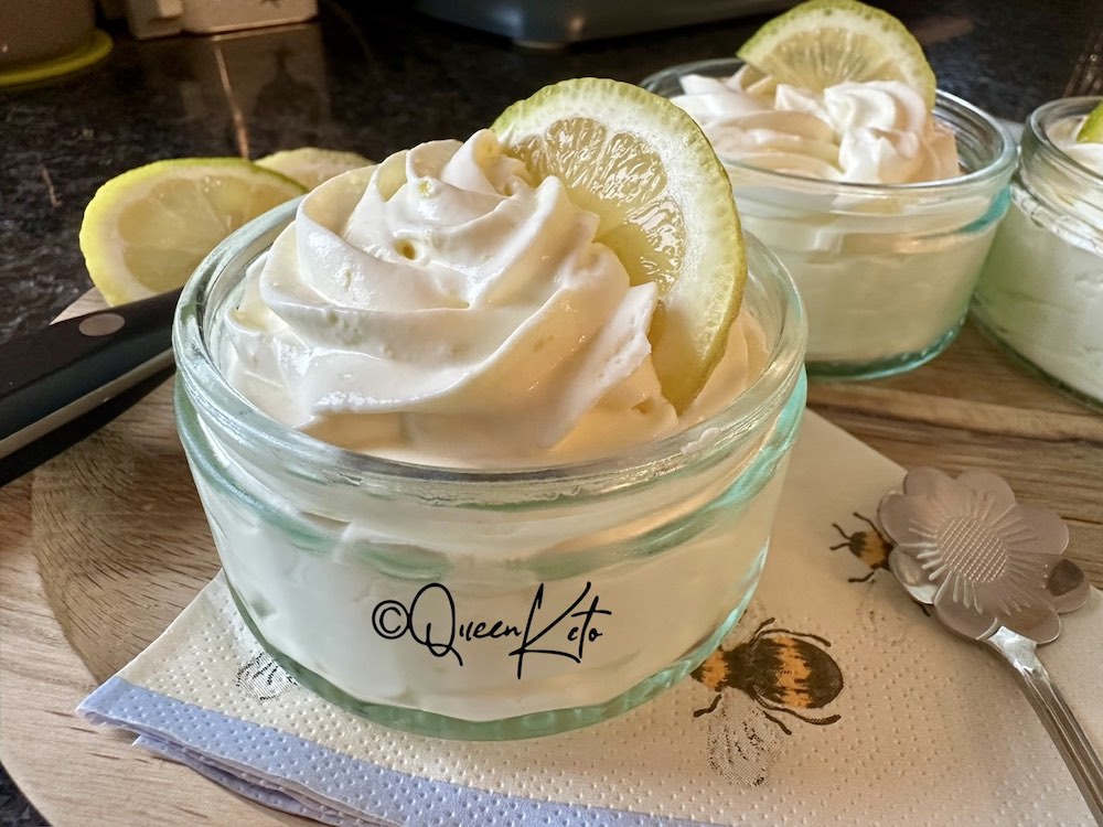 Sugar-Free Keto Lemon Yoghurt Mousse - Queen Keto